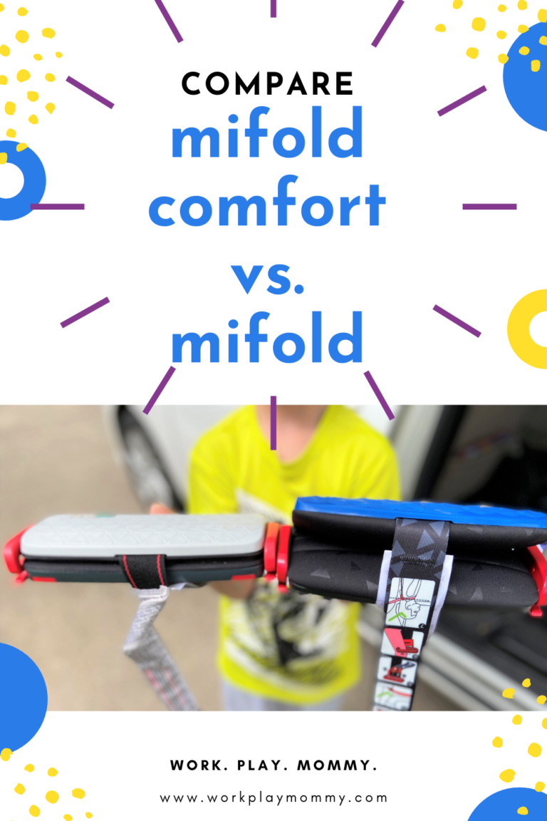 MIFOLD COMFORT REVIEW: COMPACT BOOSTER SEAT SOLUTION! – Work. Play. Mommy.