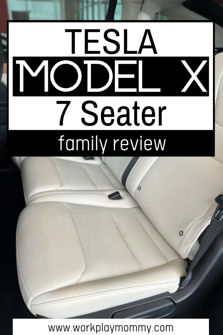 Tesla is for FAMILIES!: Tesla Model X 7 Seater – Work. Play. Mommy.