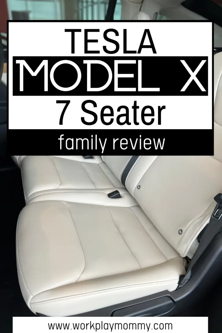 Tesla is for FAMILIES!: Tesla Model X 7 Seater – Work. Play. Mommy.